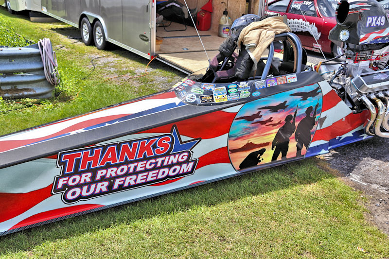 Brian Pecht’s Patriotic Dragster – DF Motorsports Magazine